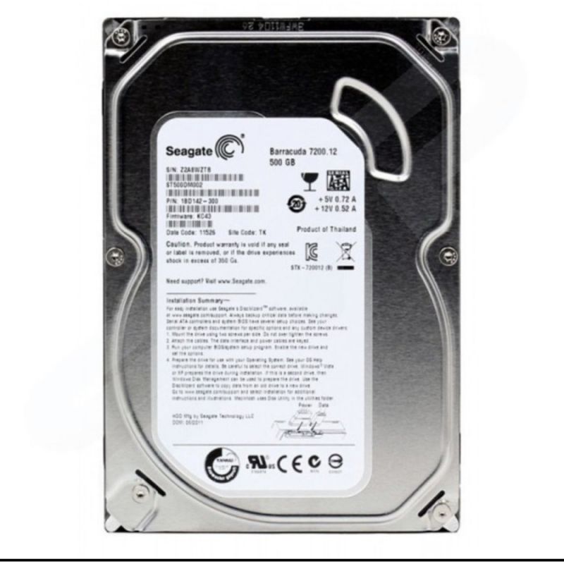 HDD SEAGATE 500GB Garansi Distributor