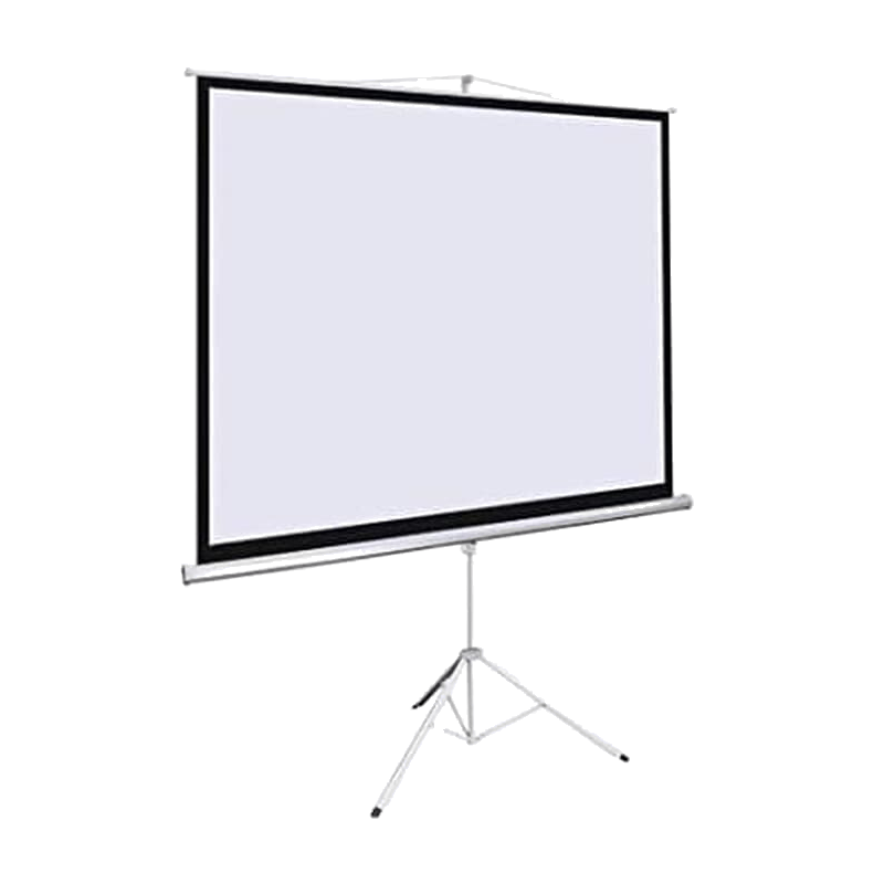 LAYAR PROJECTOR 70'' 1:1 MANUAL TRIPOD (180x180 cm) Letaec